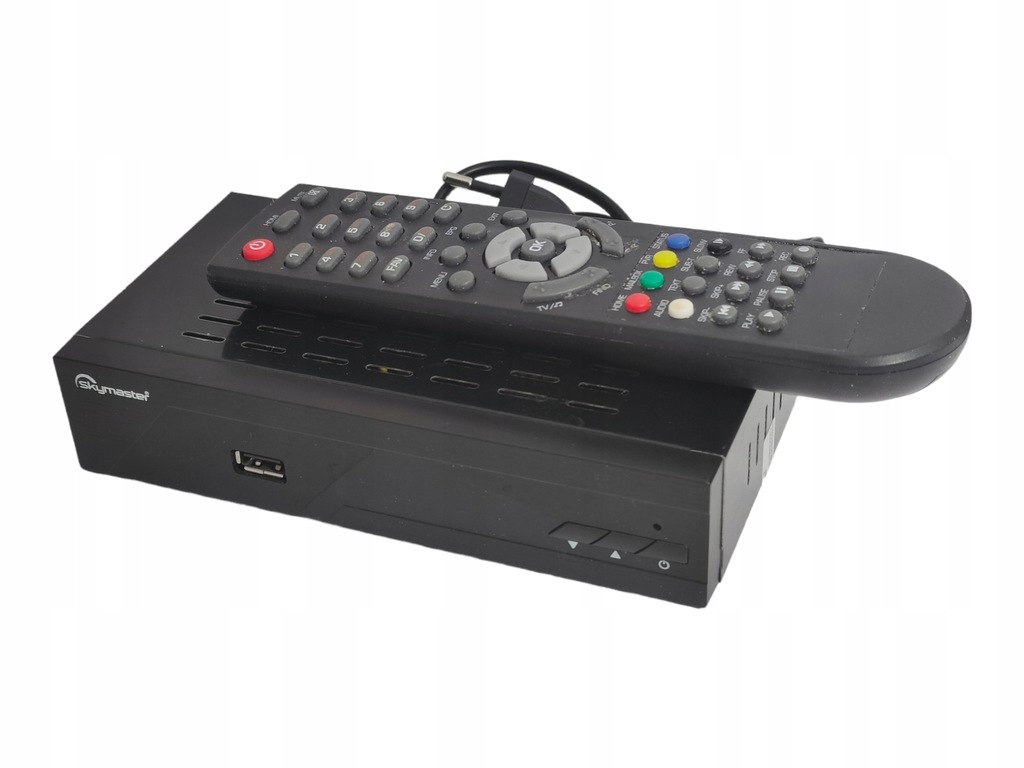 Dekoder DVBT-2 HEVC H.265 SKYMASTER STB M265 - 12994472360 - oficjalne archiwum Allegro