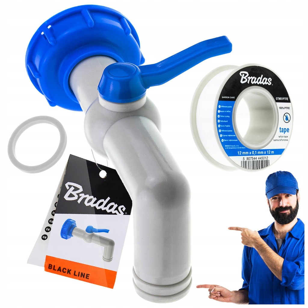 KRAN OGRODOWY CZERPALNY IBC S60x6 DO MAUZERA 1cal - 13559997075 - oficjalne archiwum Allegro