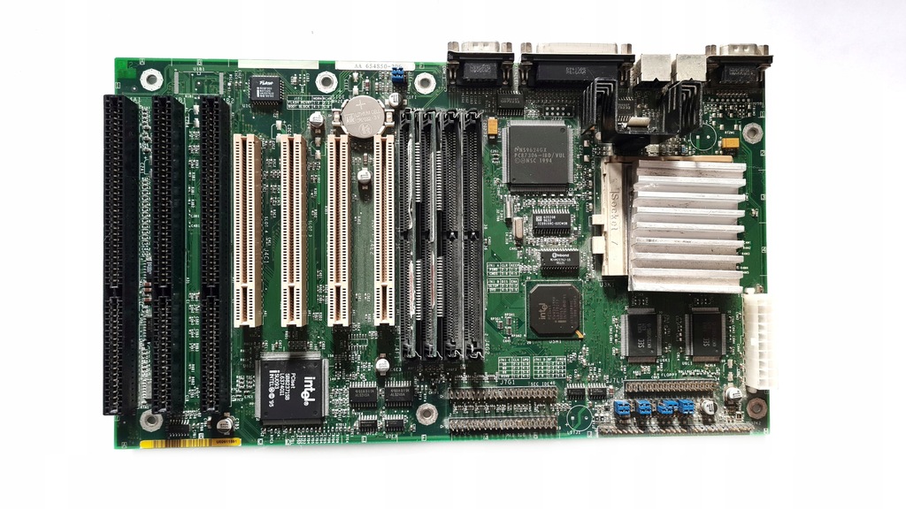 RETRO PŁYTA GŁOWNA INTEL AA 654850-207 + PENTIUM 1 100MHz + 8MB ...