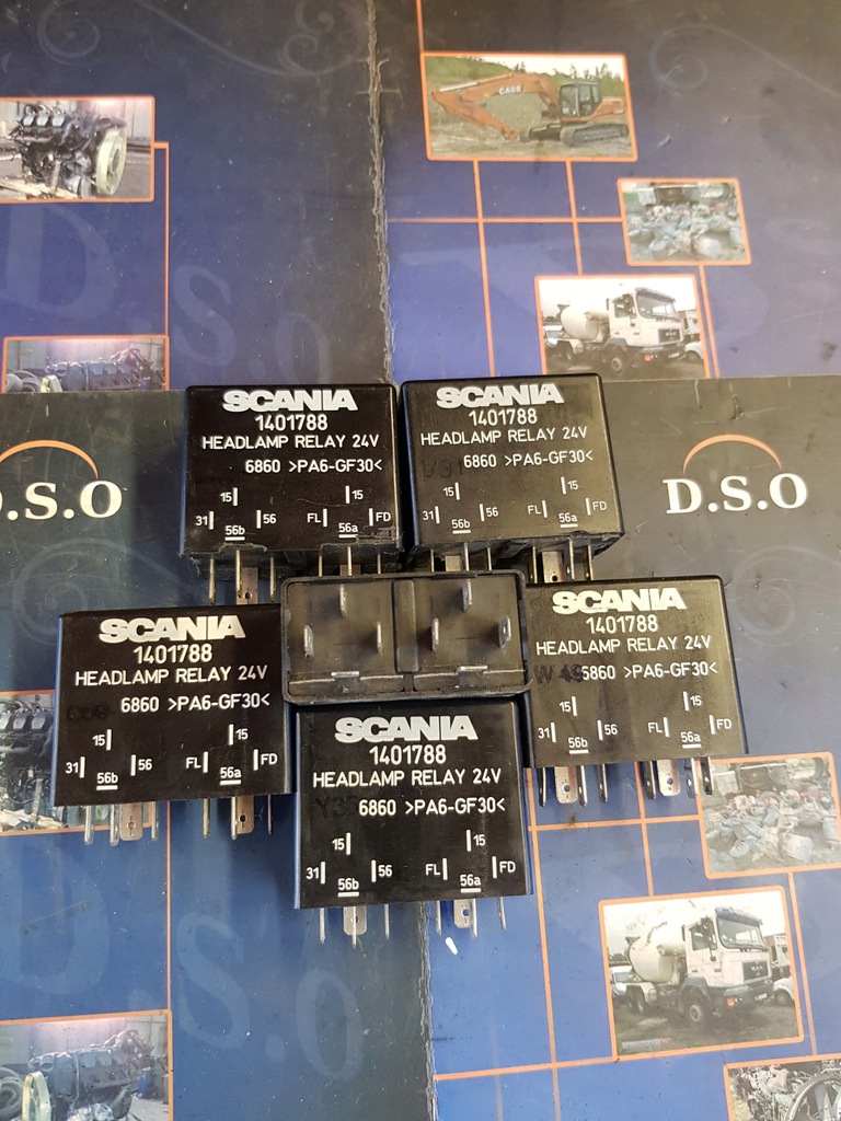 STEROWNIK PRZEKAZNIK MODUL KOSTKA SCANIA 1401788 - 8260370748 ...