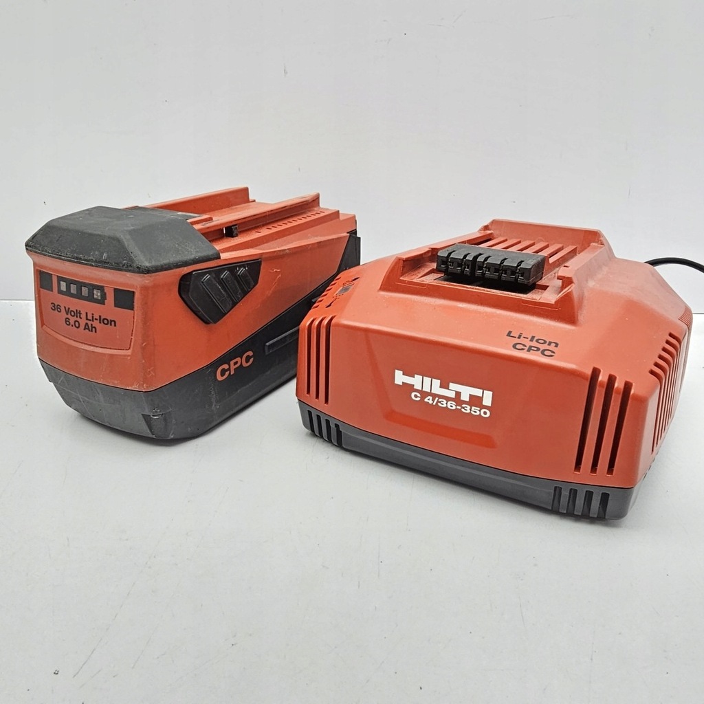Ładowarka Hilti C4/36-350 + akumulator 6 Ah - 13894065008 - oficjalne archiwum Allegro