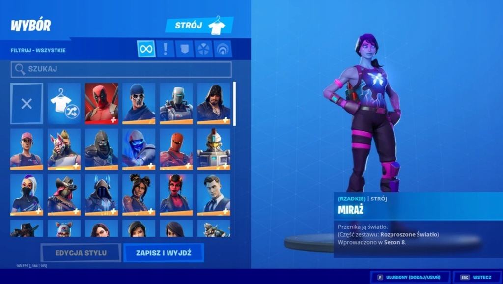 KONTO FORTNITE GWARANTWANE 50-300 SKINÓW OG SKINY LEGENDARNE UNIKATOWE - 17010142195 - oficjalne ...