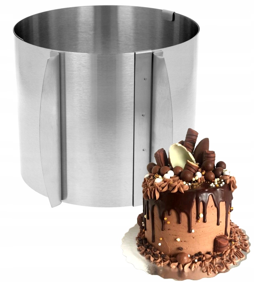 FORMA RANT DO TORTU REGULOWANY 16-30cm TORTOWNICA OBRĘCZ STALOWA ...