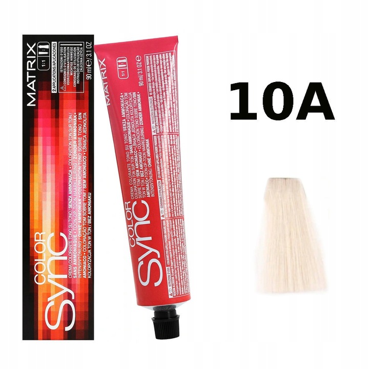 MATRIX COLOR SYNC FARBA DO WŁOSÓW 10A 90ml - 10619218893 - oficjalne ...