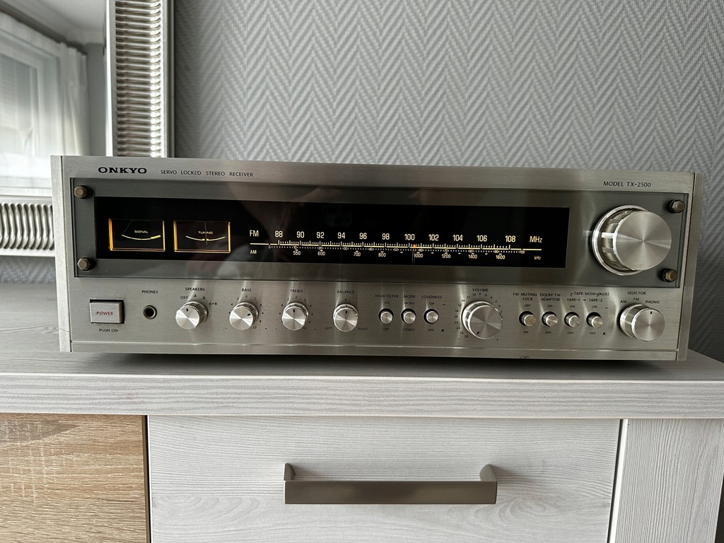 ONKYO TX-2500 Amplituner STEREO top Hi-Fi - 15152006640 - oficjalne archiwum Allegro