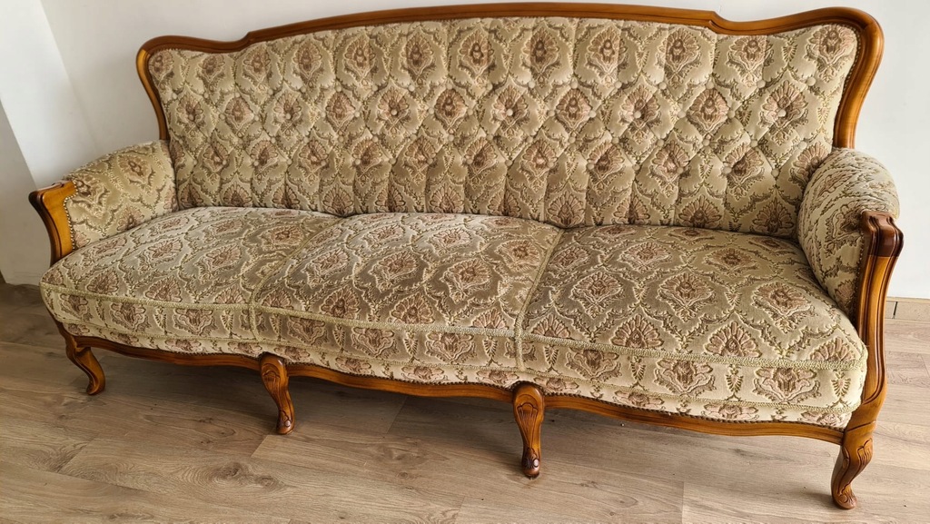 SOFA KANAPA W STYLU LUDWIK - 14054581942 - oficjalne archiwum Allegro