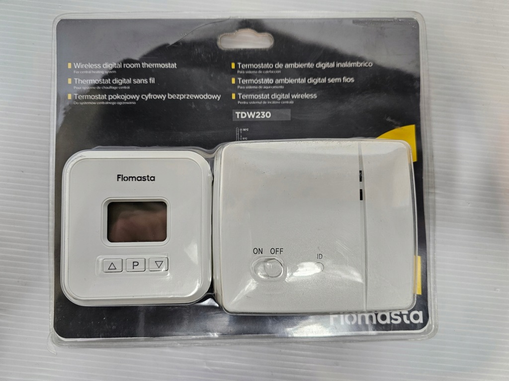 FLOMASTA TDW230 TERMOSTAT POKOJOWY STEROWNIK PROGRAMATOR - 14482060886 ...