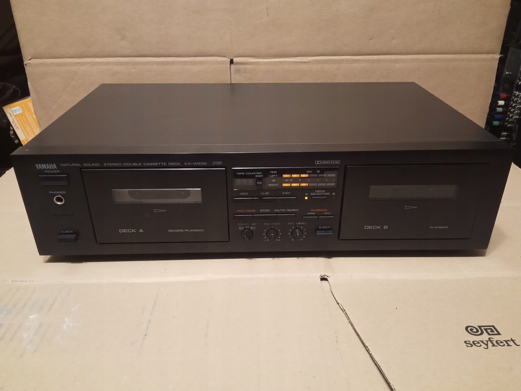 Magnetofon YAMAHA KX-W232 - 17452359528 - oficjalne archiwum Allegro