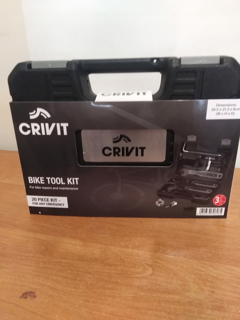 ZESTAW NAPRAWCZY DO ROWERU KLUCZE NARZĘDZIA CRIVIT - 14208731258 ...