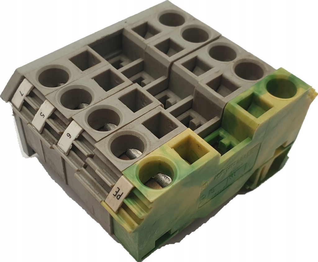 zugi złączki szynowe WAGO 283 16mm2 - zestaw 5 szt - 11415856117 ...