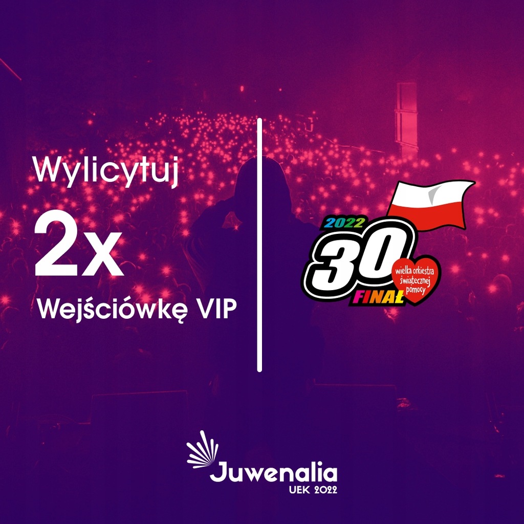 Karnet VIP dla dwóch osób na Juwenalia UEK 2022 - 11642393216 - oficjalne archiwum Allegro