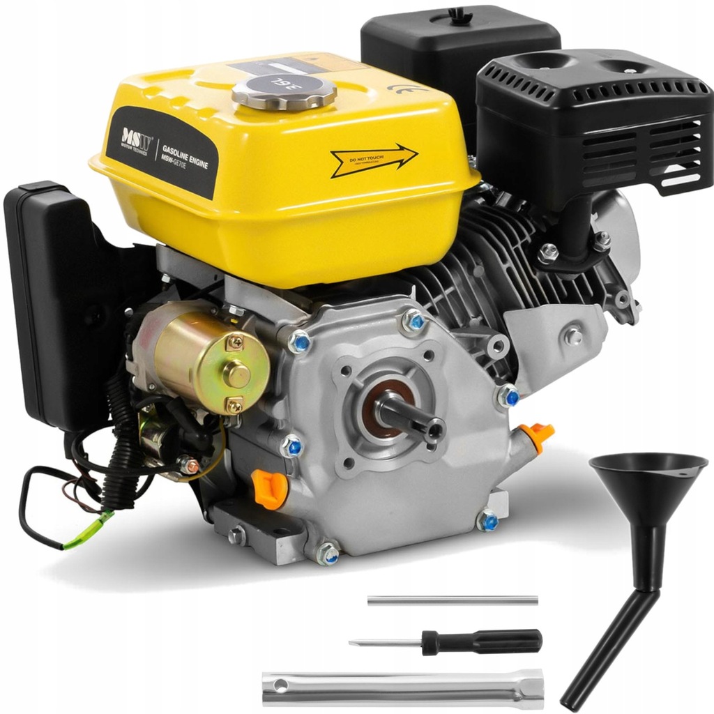 Silnik benzynowy jednocylindowy 4-suwowy z rozrusz - 12751195819 ...