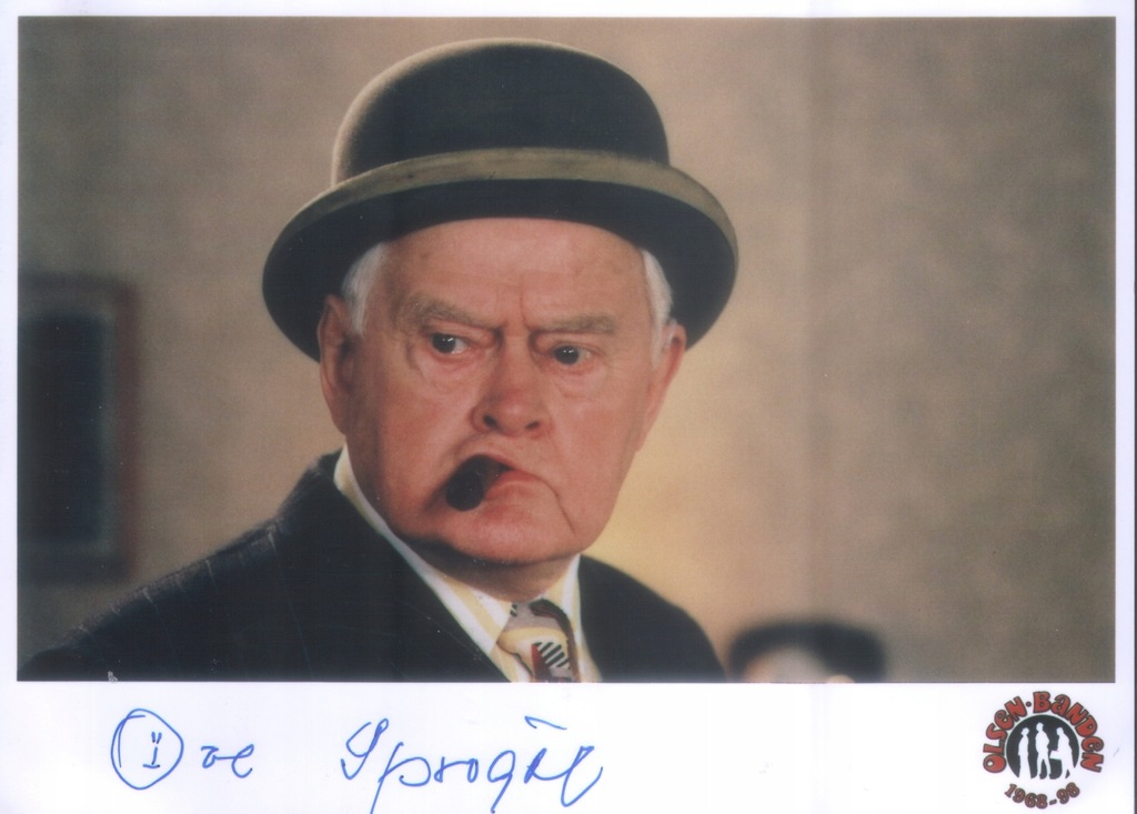 EGON OLSEN - Ove Sprogoe - AUTOGRAF! | GANG OLSENA - 8130996092 ...