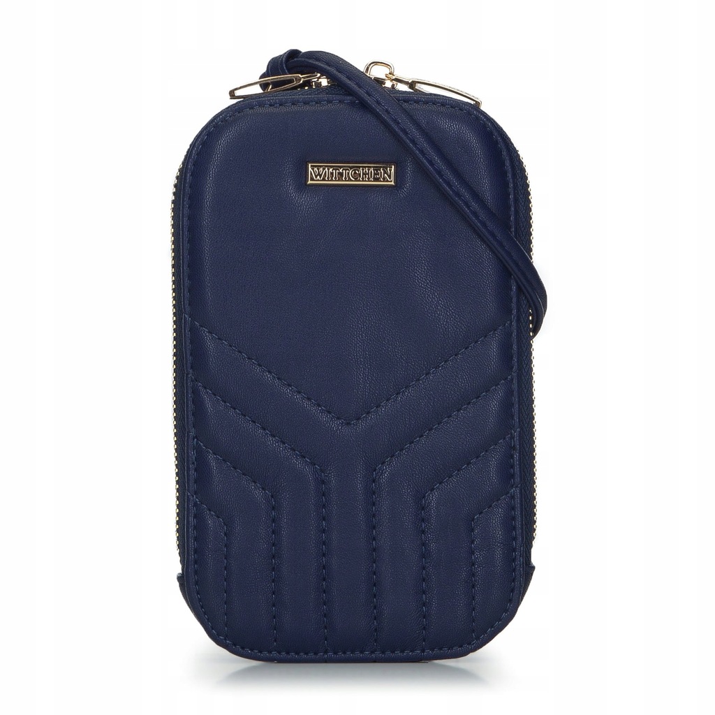 WITTCHEN damska torebka mini pikowana granatowa - 11551190512 - oficjalne archiwum Allegro