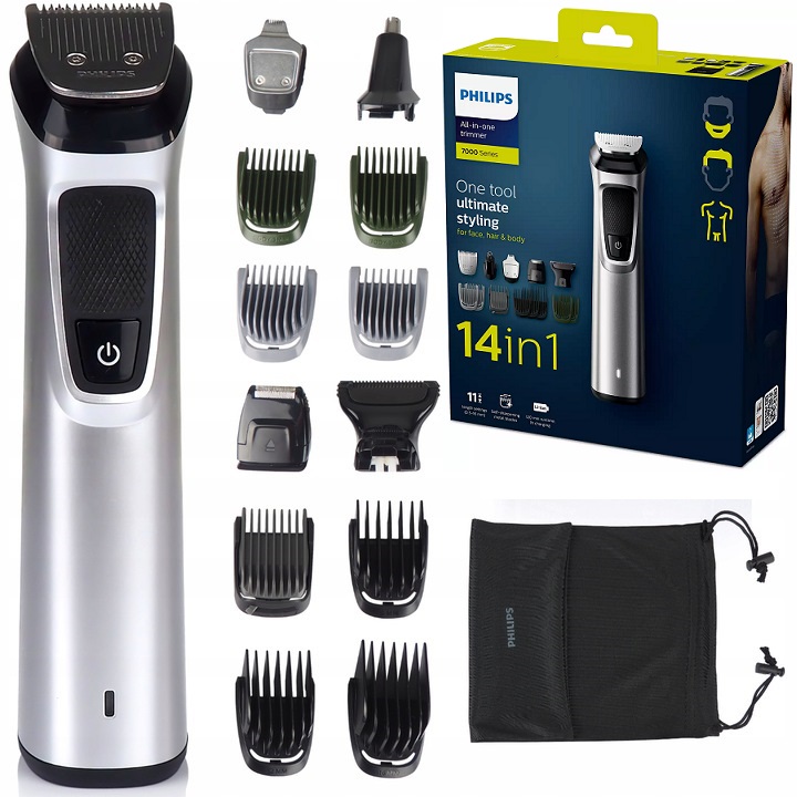 TRYMER MASZYNKA PHILIPS MULTIGROOM 14w1 + ETUI - 12680100479 ...