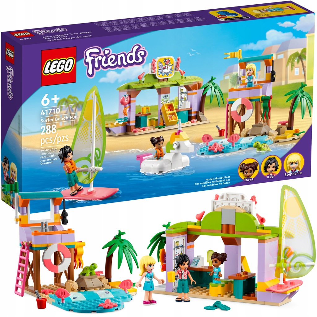 LEGO Friends - Plaża Surferów (41710) - 12221538773 - oficjalne ...