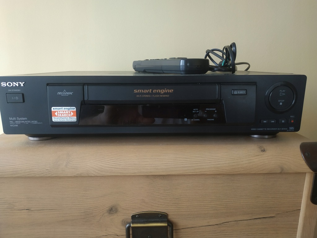 Magnetowid Sony SLV-SE600 z pilotem - 13446213298 - oficjalne archiwum Allegro