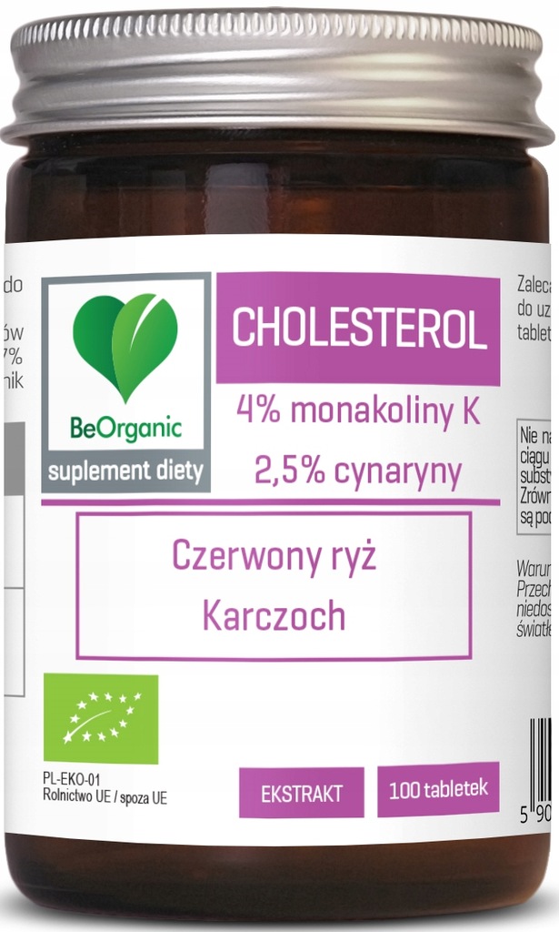 TABLETKI NA PRAWIDŁOWY POZIOM CHOLESTEROLU BIO - 12858638480 ...