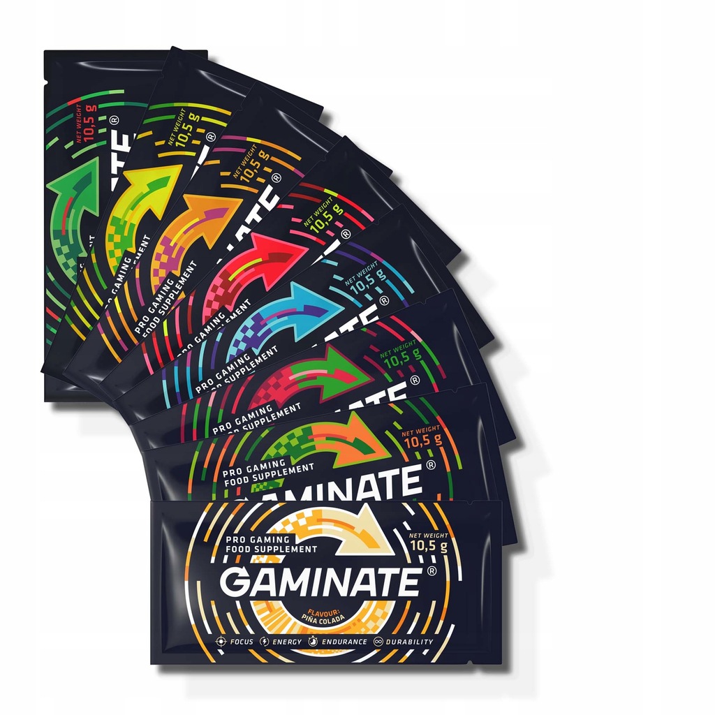 Zestaw starter pack 8x0.5l odżywka gracza GAMINATE - 11097887278 ...