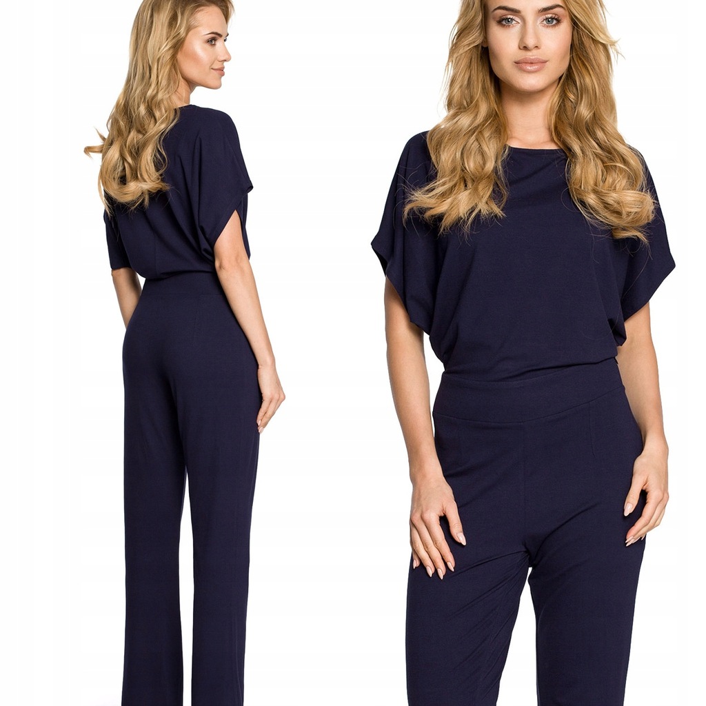 elegancki KOMBINEZON rękawy NIETOPERZ 44 XXL - 6889886782 - oficjalne archiwum Allegro