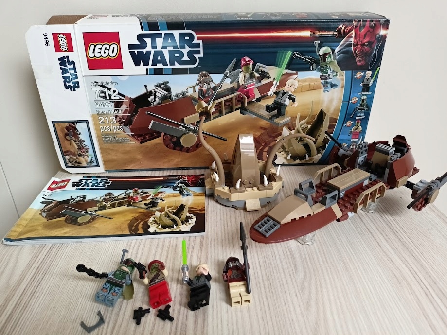 Lego STAR WARS 9496 DESERT SKIFF PUSTYNNY ŚMIGACZ - 13898770739 ...