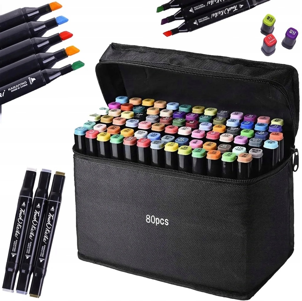 MARKER ALKOHOLOWY PRO PISAK MAZAK FLAMASTER 80 SZT - 10974055731 ...