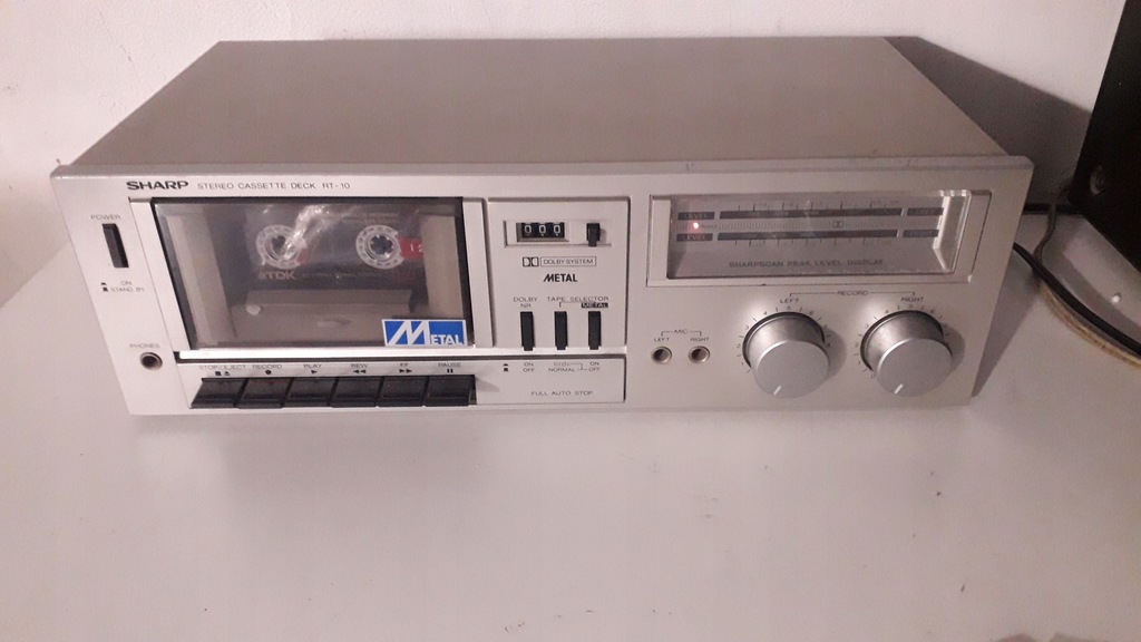 Magnetofon kasetowy Sharp RT-10 srebrny - 13263608558 - oficjalne ...