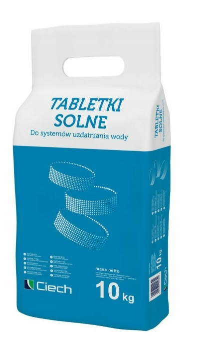 CIECH SÓL TABLETKI SOLNE ZMIĘKCZACZ WODY 10KG - 12852822743 - oficjalne ...