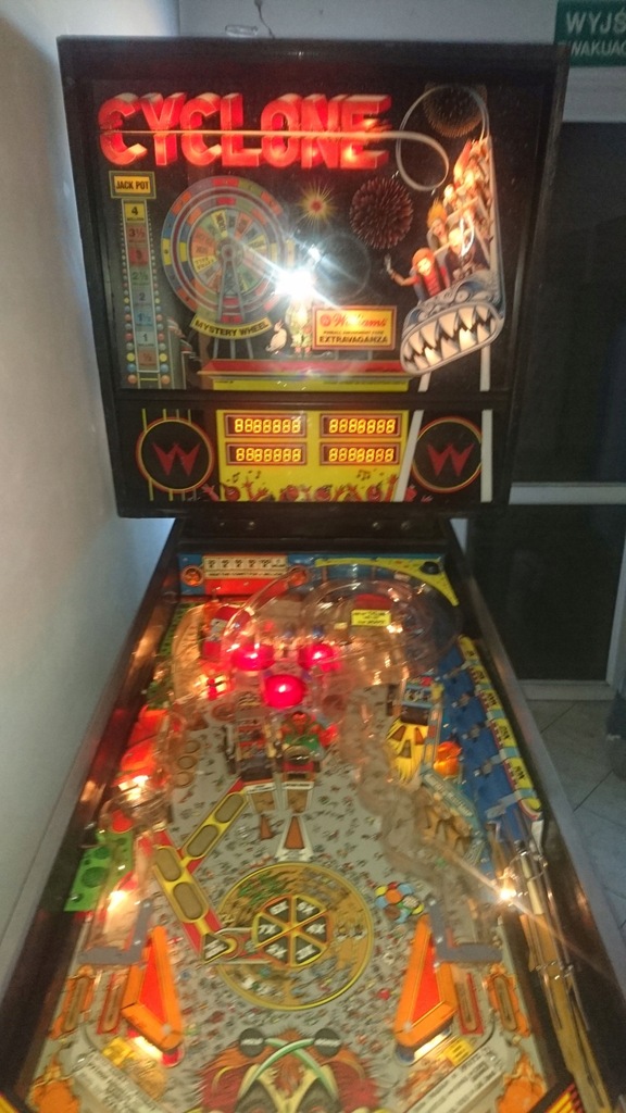 fliper/flipper/pinball CYCLONE - 9088086217 - oficjalne archiwum Allegro