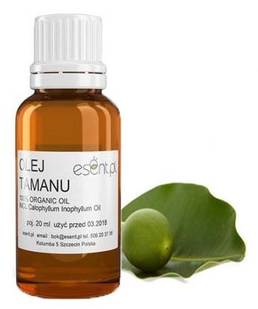 OLEJ TAMANU 20ml ORGANIC trądzik łuszczyca łysieni - 8042422605 - oficjalne archiwum Allegro