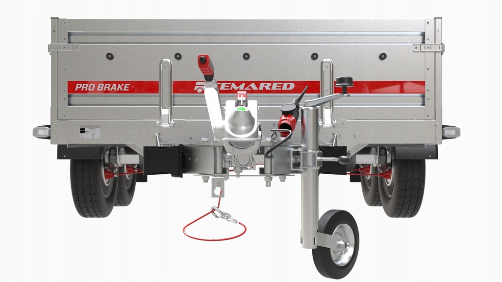 Przyczepa hamowana TEMARED PRO BRAKE 3015/2 750 DMC - 15170966403 ...