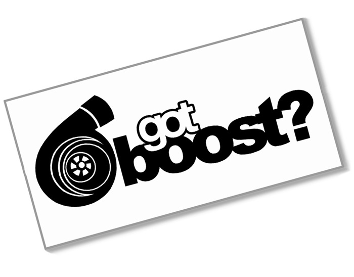 GOT BOOST ? - Naklejka 10cm - turbo turbina - 7351530319 - oficjalne ...
