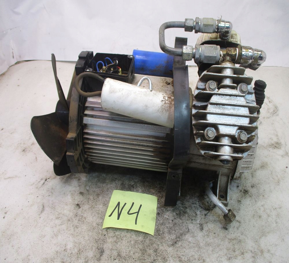 POMPA KOMPRESOR SPRĘŻARKA OLEJOWA 50/100L 2 TŁOKI - 12802503155 - oficjalne archiwum Allegro