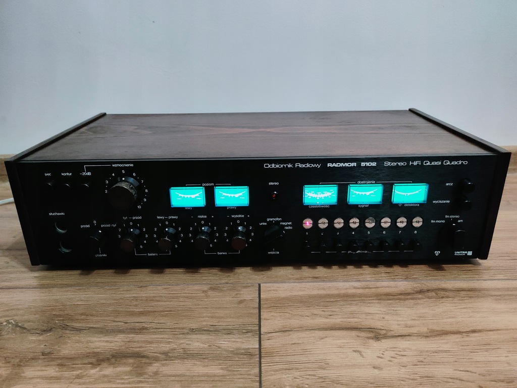 Unitra Amplituner Radmor 5102 Czarny 1980 Rok - 12988759782 - oficjalne ...