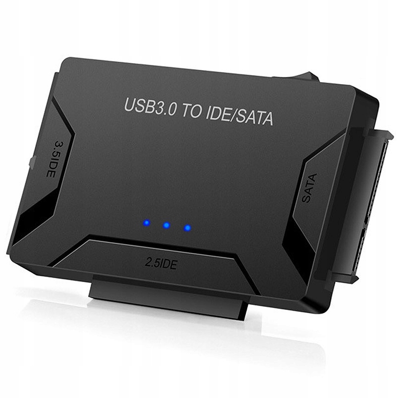 ADAPTER MOSTEK DO DYSKÓW USB 3.0 SATA IDE 2,5 3,5 - 13198771743 - oficjalne archiwum Allegro