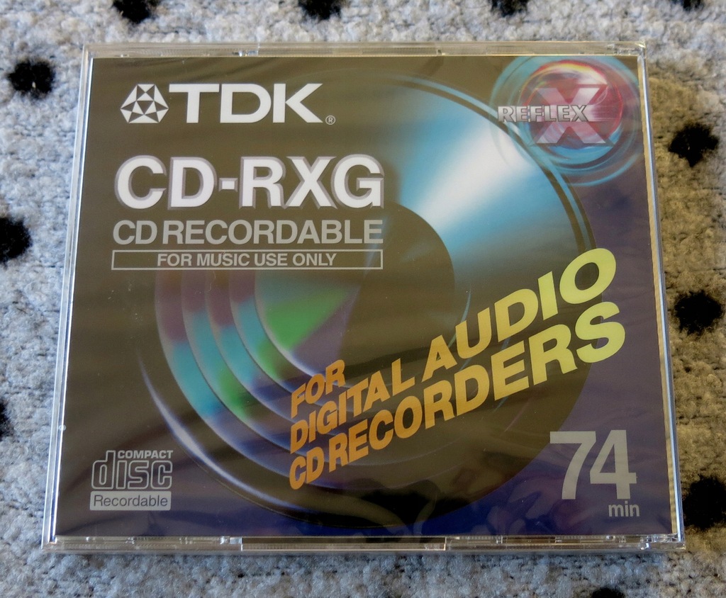 TDK CD-RXG 74 REFLEX NAGRYWARKA AUDIO MEGA UNIKAT - 13390766871 - oficjalne archiwum Allegro