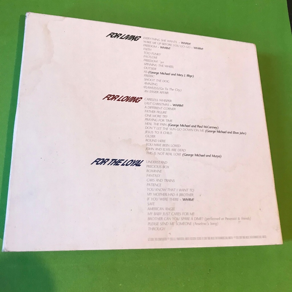 George Michael – Twenty Five / 3xCD - 12655486508 - oficjalne archiwum ...