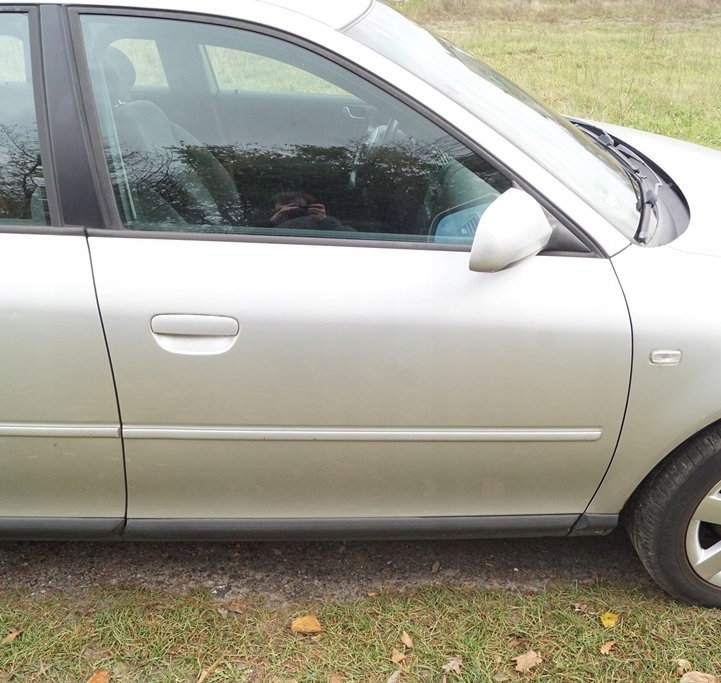 Drzwi prawe przednie Audi A3 8L lift LY7W srebrne - 14683152930 - oficjalne archiwum Allegro