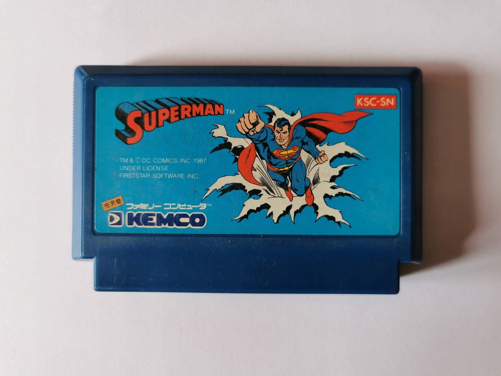 Famicom (NES) - Superman - 13580935926 - oficjalne archiwum Allegro