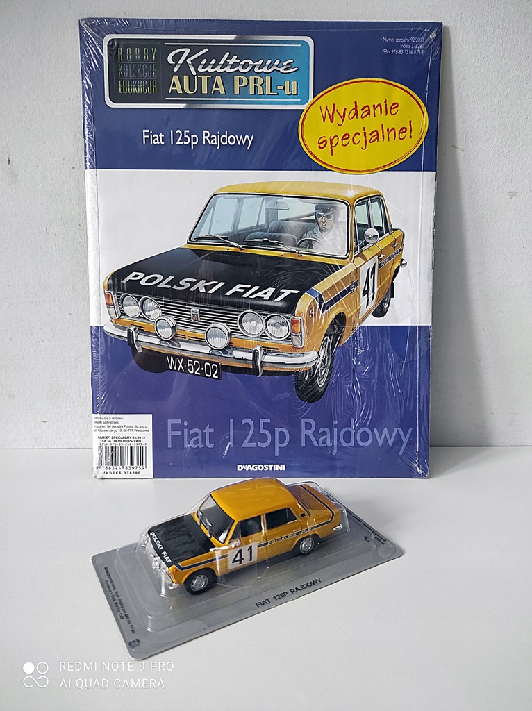 FIAT 125p Rajdowy KULTOWE AUTA PRL DEAGOSTINI 1:43 - 13046891057 ...