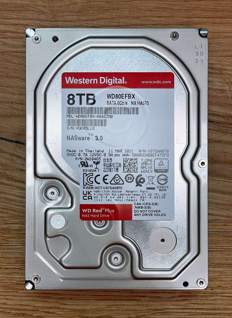 Western Digital WD80EFBX 8TB SATA III 3,5" - 12643231735 - oficjalne ...
