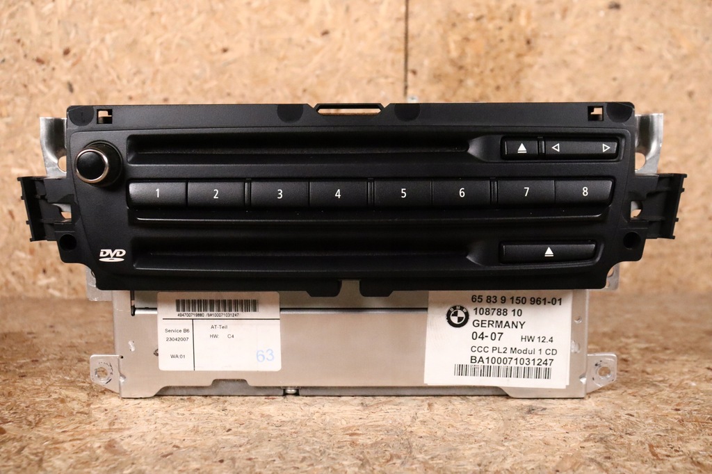 Nawigacja NAVI CCC czytnik DVD BMW E60 E61 - 13695690382 - oficjalne ...