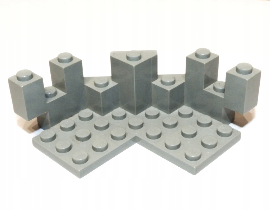 189671 LEGO 6072 szczyt wieży 7x7 j.szary OLD 1szt - 7691045090 ...