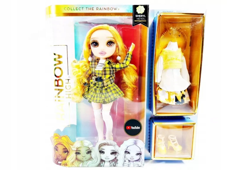 RAINBOW HIGH MODNA LALKA SHERYL MEYE 575757 - 12940111505 - oficjalne ...