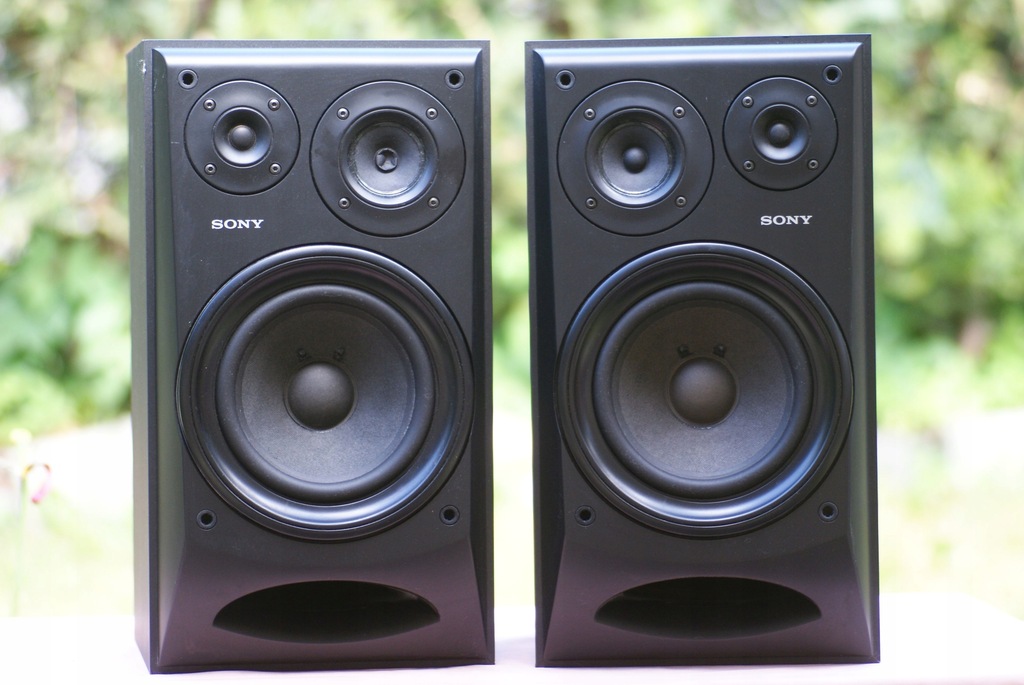 Kolumny półkowe Sony SS-EX50 czarne / 80 W GERMANY - 13782885037 - oficjalne archiwum Allegro