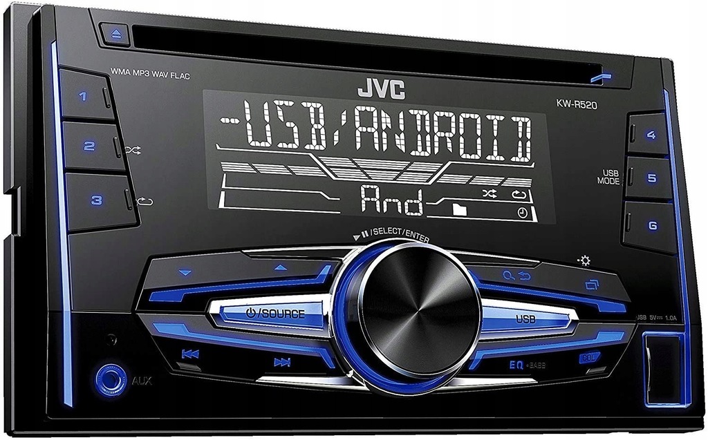 RADIO SAMOCHODOWE JVC KW-R520 CD USB OKAZJA HIT! - 11555778062 - oficjalne archiwum Allegro