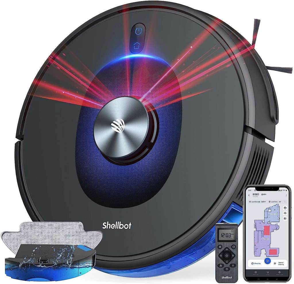 ROBOT SPRZĄTAJĄCY SHELLBOT SL60 - 13438199284 - oficjalne archiwum Allegro