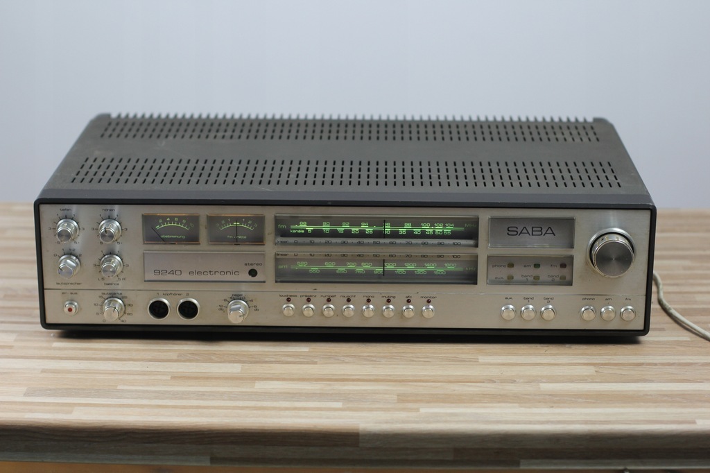 Saba 9240 electronic amplituner , uszk. - 15084519041 - oficjalne ...