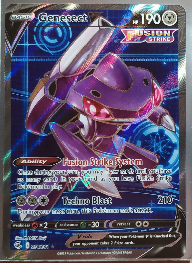Genesect V FULL ART (SS Fusion Strike 254/264) - 12069423752 ...