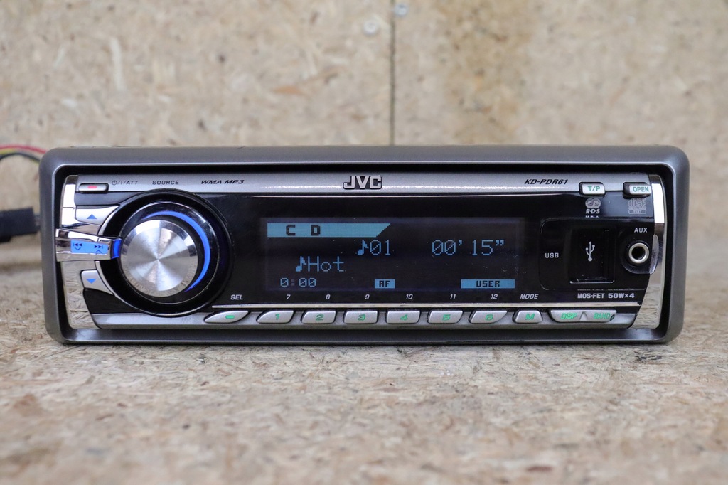 Radio samochodowe JVC KD-PDR61 MP3 AUX CD USB - 12264047266 - oficjalne archiwum Allegro